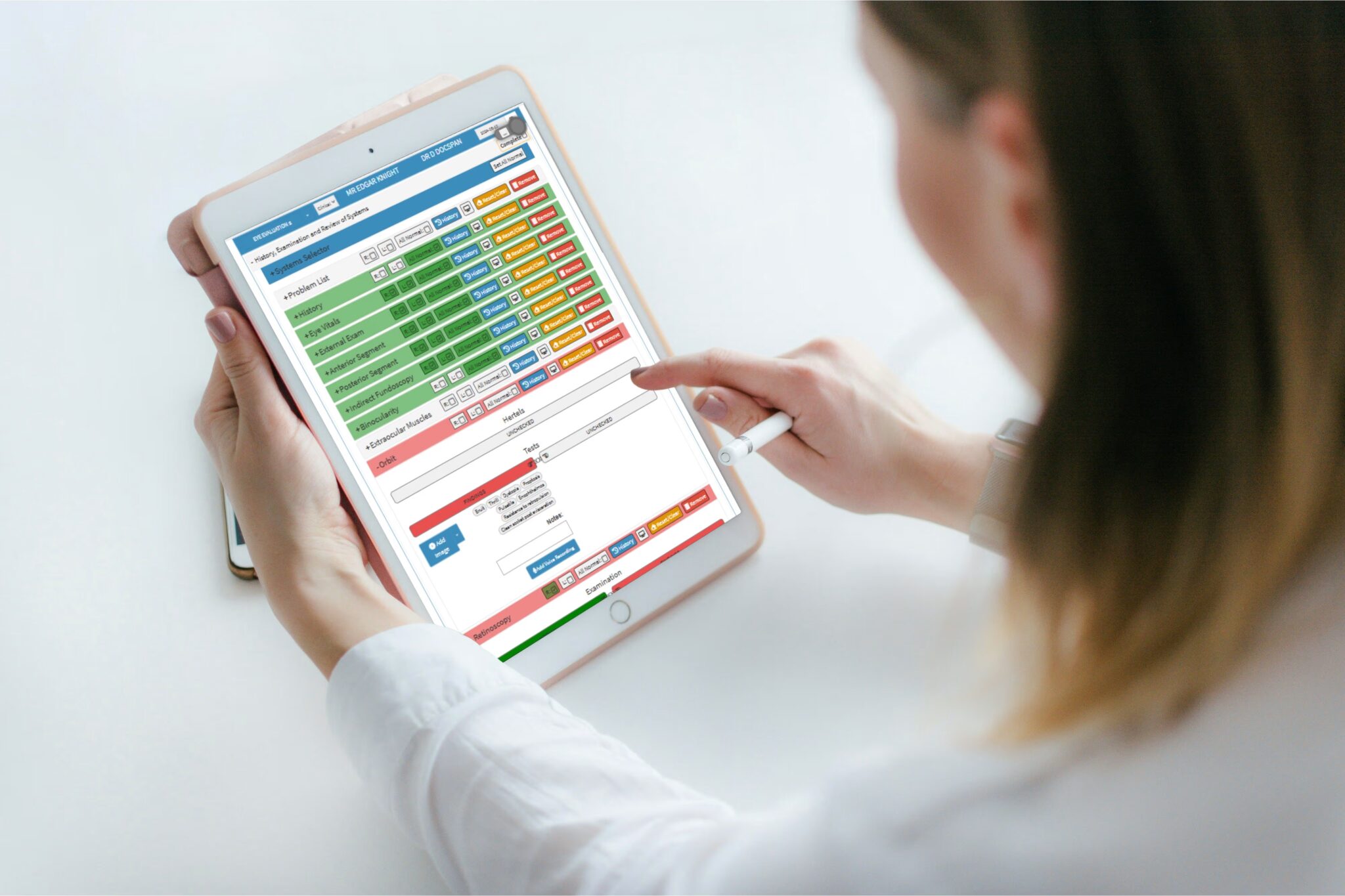 Customizable Ophthalmology Clinical Forms for Eye Exams